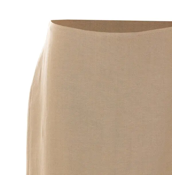 Max Mara Veranda Back Slit Skirt - Camel