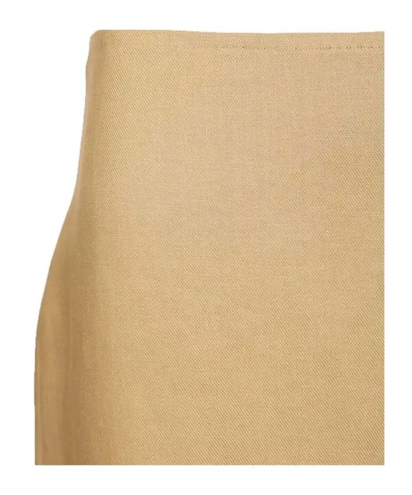Max Mara Veranda Back Slit Skirt - Camel