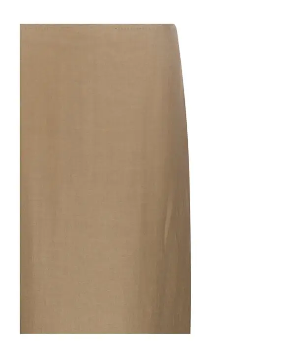 Max Mara Veranda Back Slit Skirt - Camel