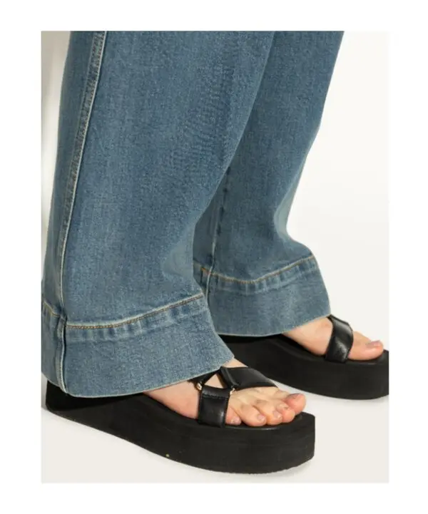 Tory Burch Mellow Platform Sandals - Black