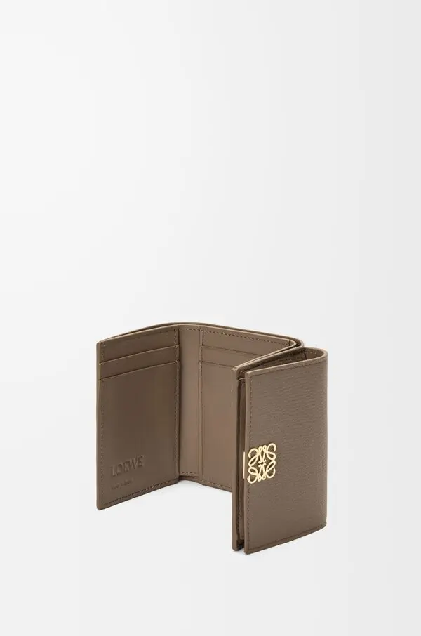 Loewe Anagram Trifold Wallet - Brown