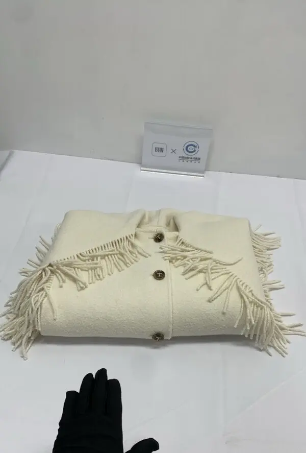 TOTEME High Neck Fringe Jacket