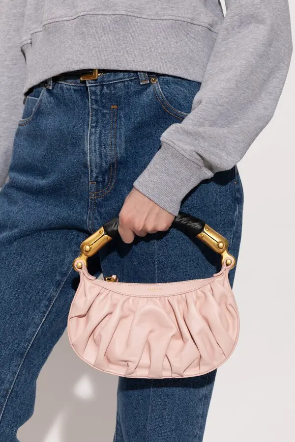 Balmain Ebène Mini Bag - Pink