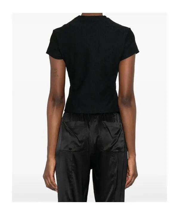 Gucci Monogram Embossed Short Sleeve T-shirt