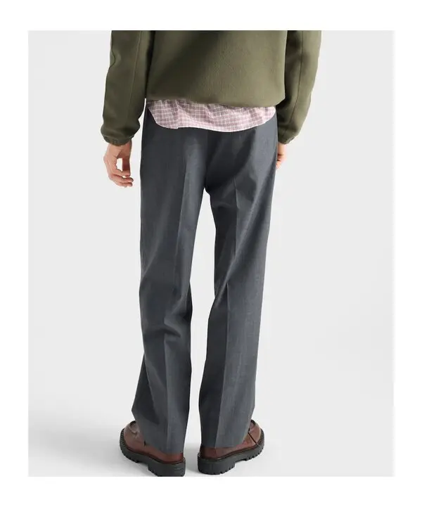 Prada Pleated Wool Trousers