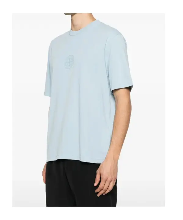 Stone Island Camo Compass Printed Crewneck T-shirt