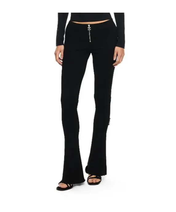 Off-White Slim Fit Flared Jersey Pants