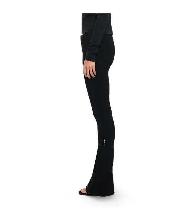 Off-White Slim Fit Flared Jersey Pants