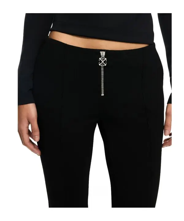 Off-White Slim Fit Flared Jersey Pants