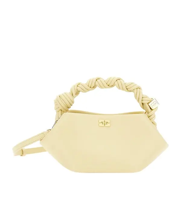 GANNI Small Bou Mini Tote Bag - Nude