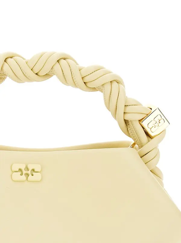 GANNI Small Bou Mini Tote Bag - Nude