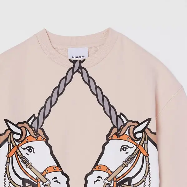 Burberry Unicorn Print Crewneck Sweater