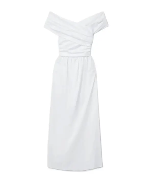 Altuzarra Off-the-shoulder Maxi Dress - White