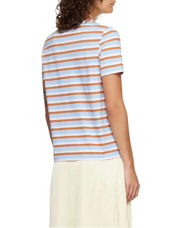 Marni Striped Logo Patch T-shirt