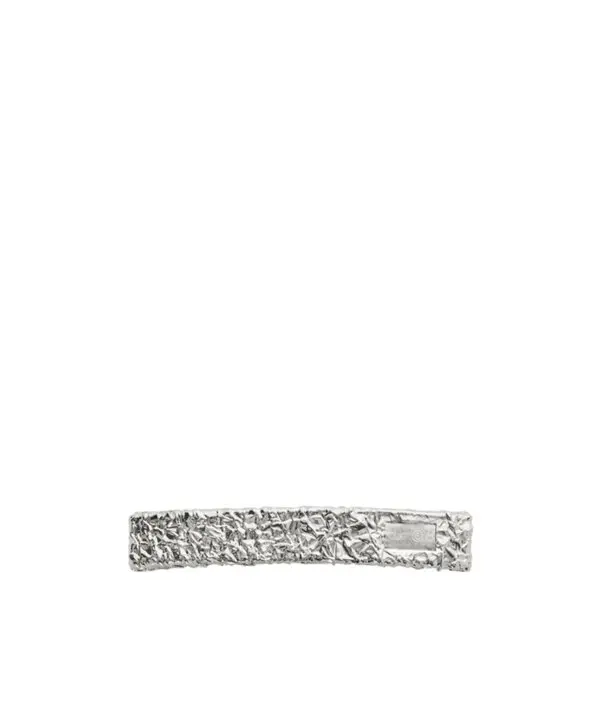 MAISON MARGIELA Numbers-engraved Hairclip - Polished Palladio