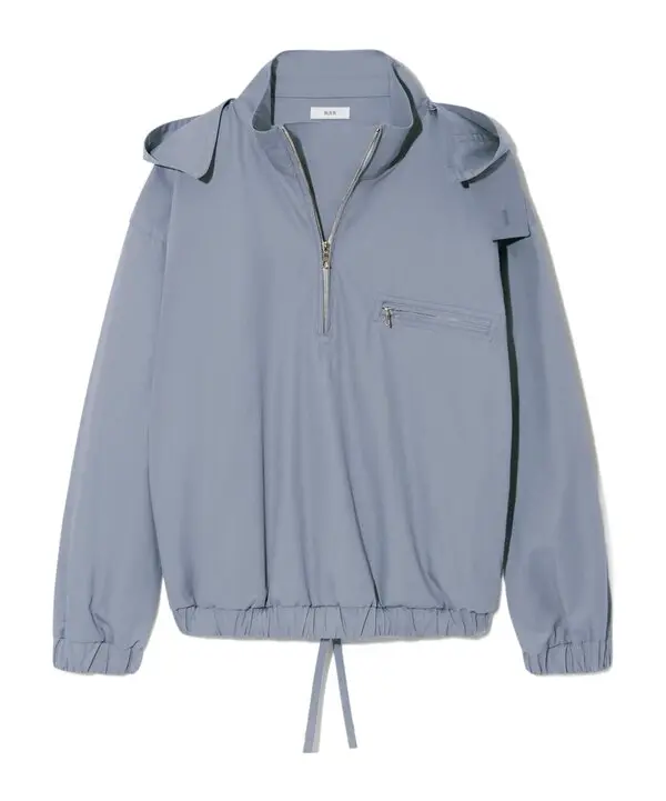 RIER Zippered Casual Jacket With High Collar And Drawstring Hem