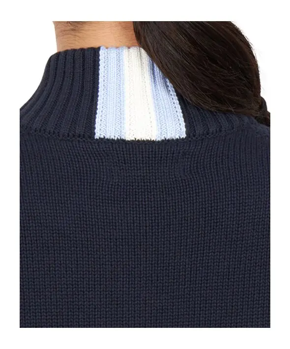 Polo Ralph Lauren Zip-up Cardigan With Ribbed Edges