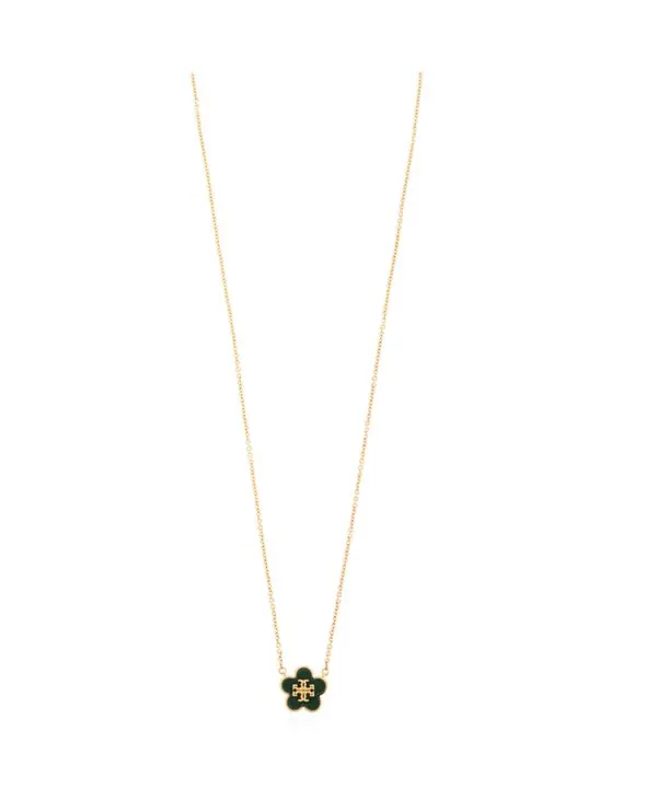 Tory Burch Flower Charm Necklace