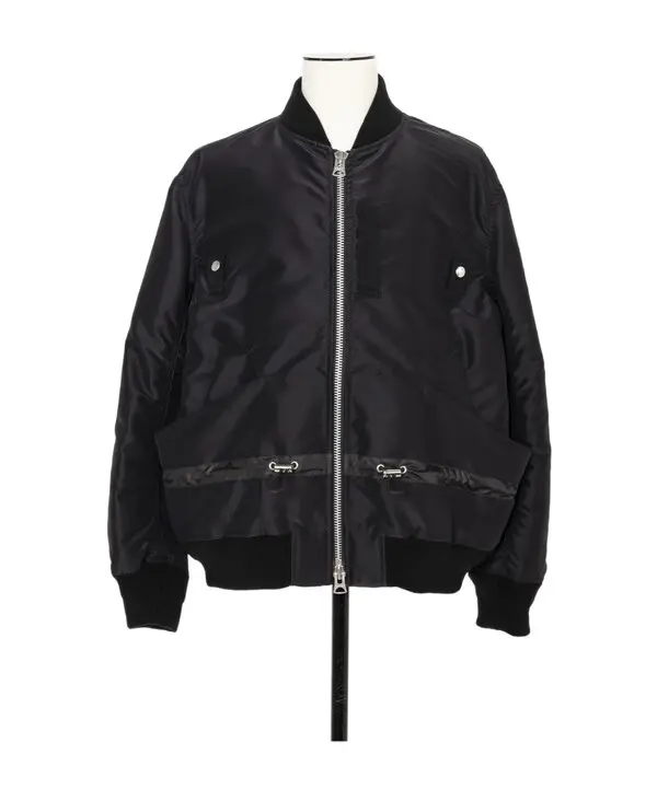 Sacai Zip-up Bomber Jacket - Black