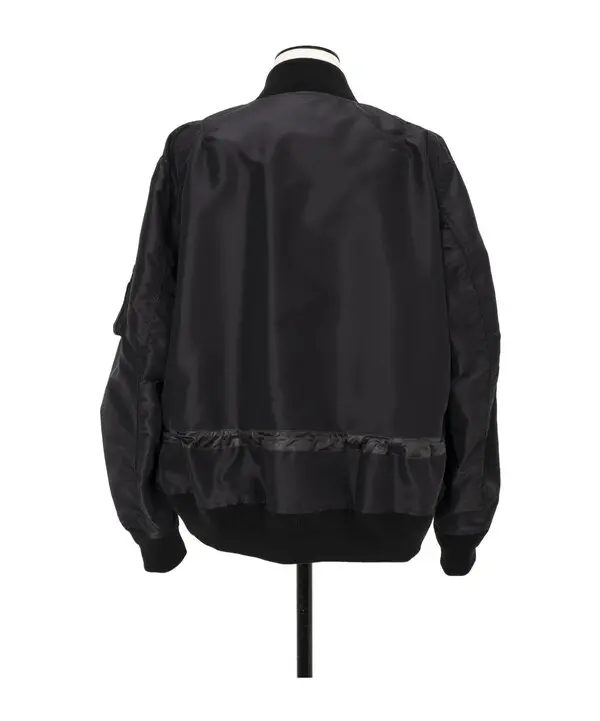 Sacai Zip-up Bomber Jacket - Black