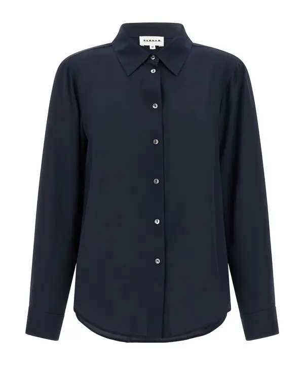 P.a.r.o.s.h Satin Shirt - Black