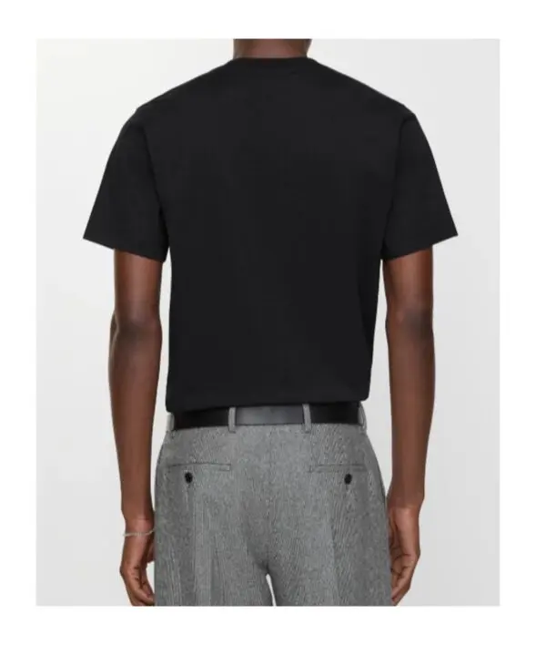 Burberry Ekd Embroidered Crewneck T-shirt - Black