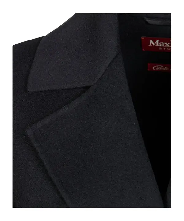 Max Mara Cles Belted Coat - Black