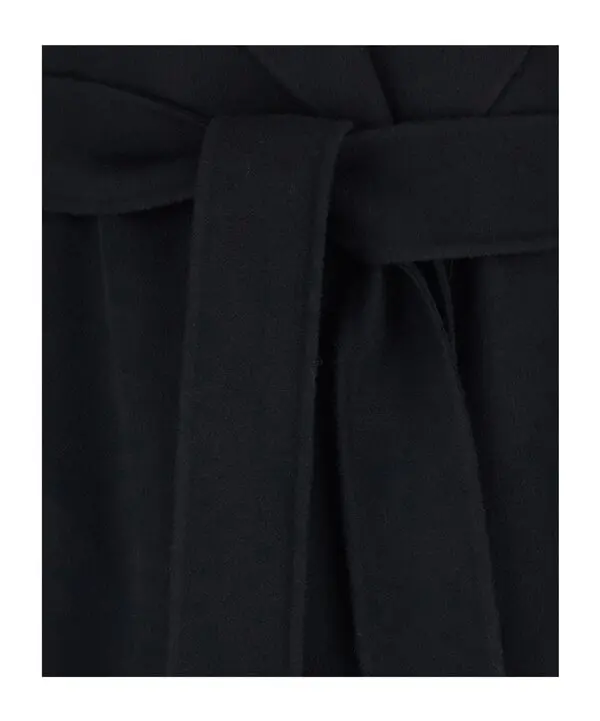 Max Mara Cles Belted Coat - Black