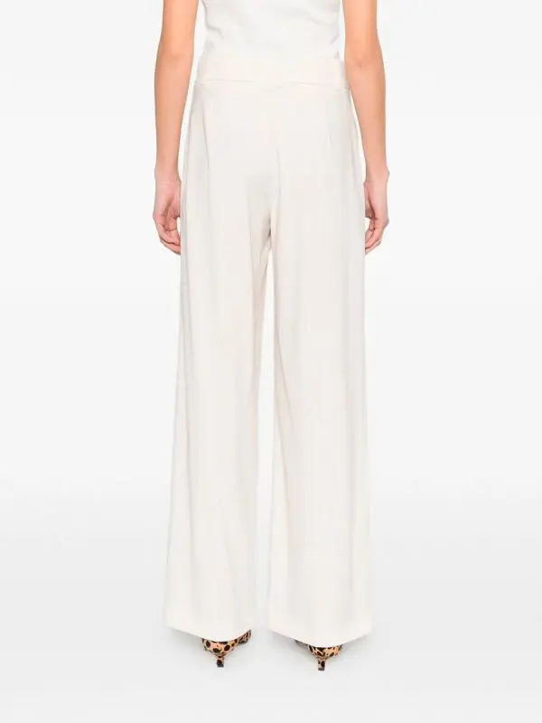 Patrizia Pepe Pleated Wide-leg Trousers