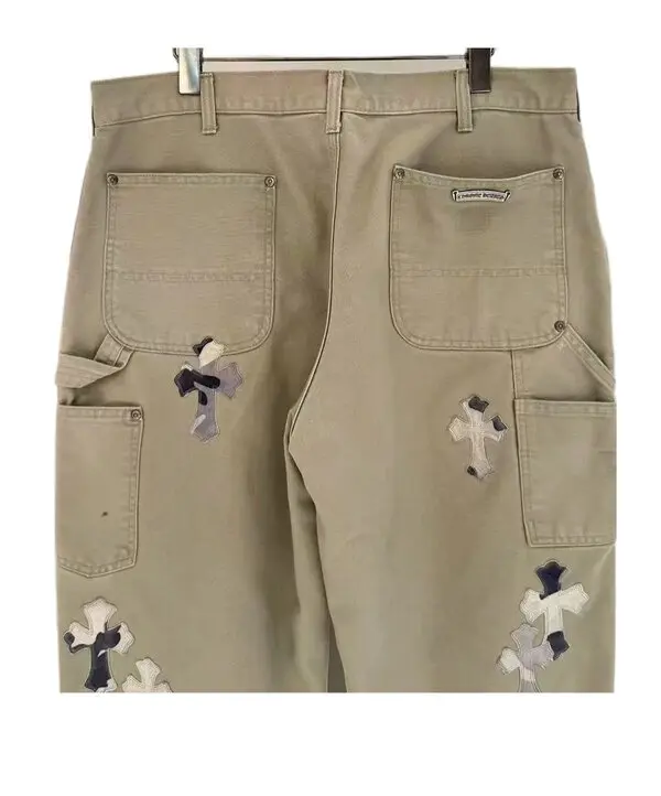 Chrome Hearts Embellished Cross Casual Pants