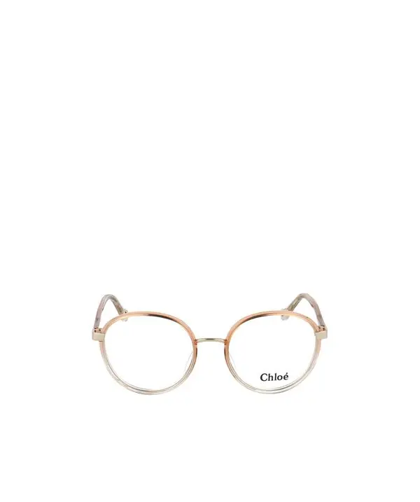 Chloé Round Frame Eyeglasses - White