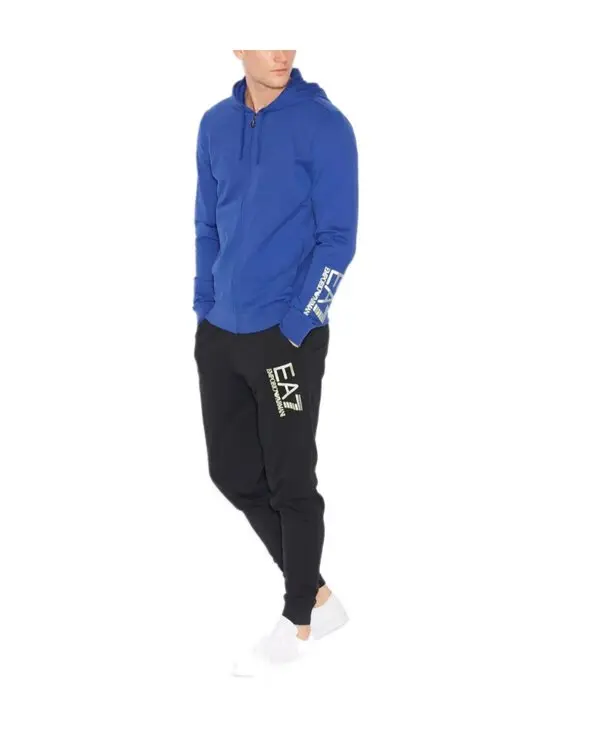 EA7 Logo Details Sports Suit - Blue