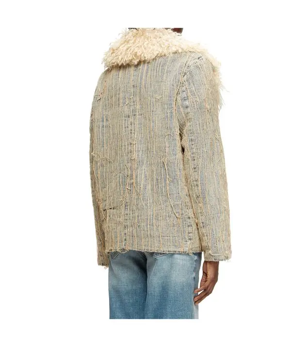 DIESEL® De-aconic-s Jacket With Fur Trim