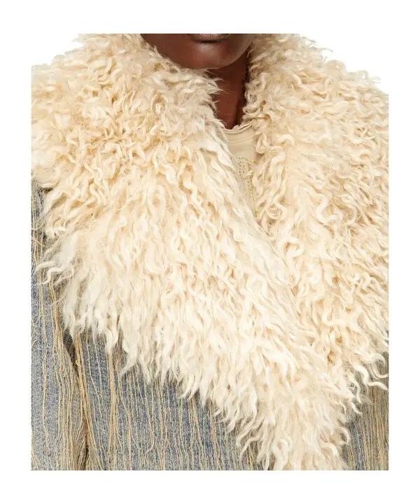 DIESEL® De-aconic-s Jacket With Fur Trim