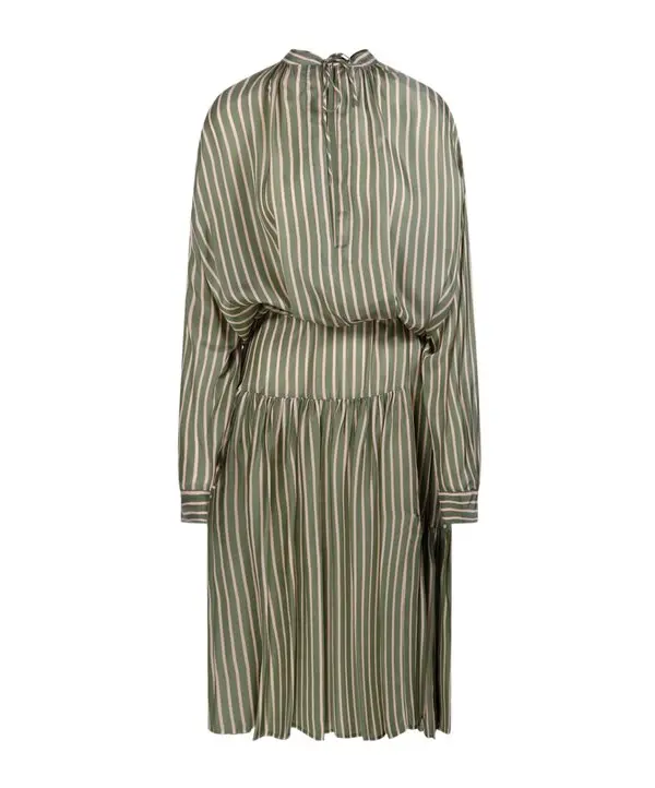Dries Van Noten Striped Midi Dress