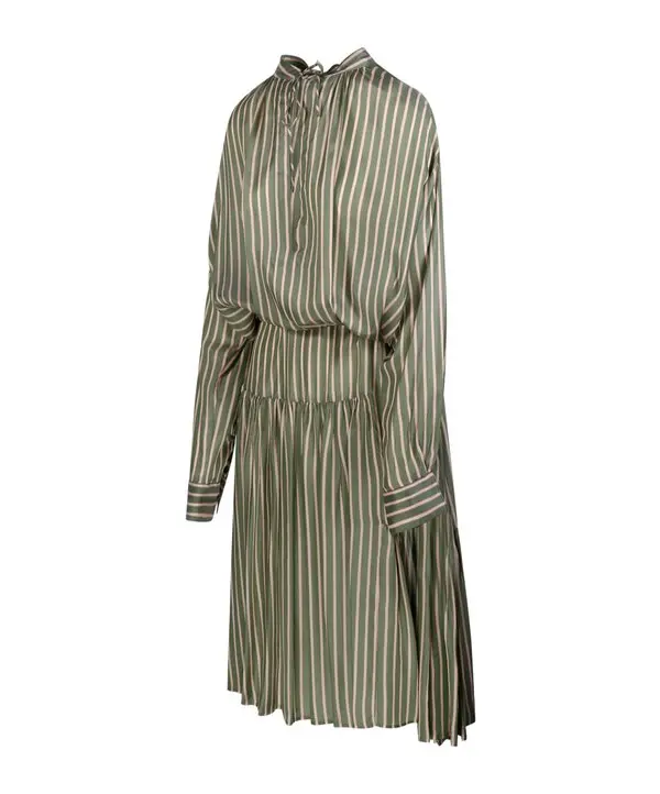 Dries Van Noten Striped Midi Dress