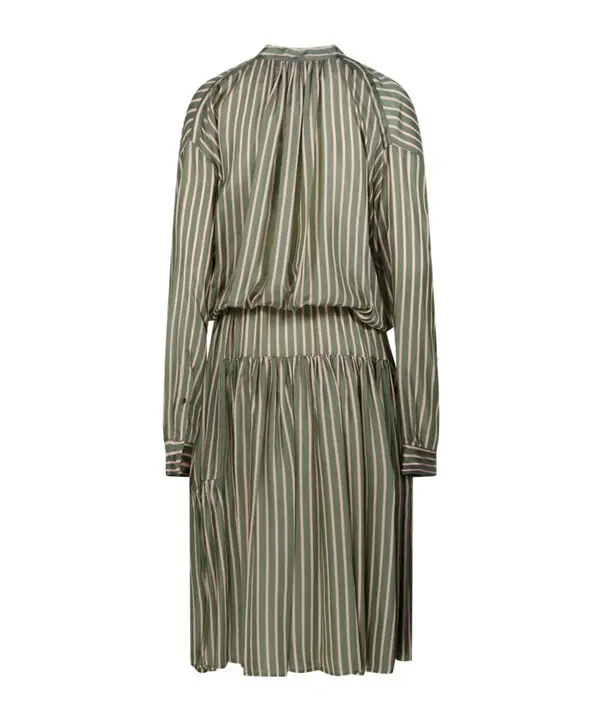 Dries Van Noten Striped Midi Dress