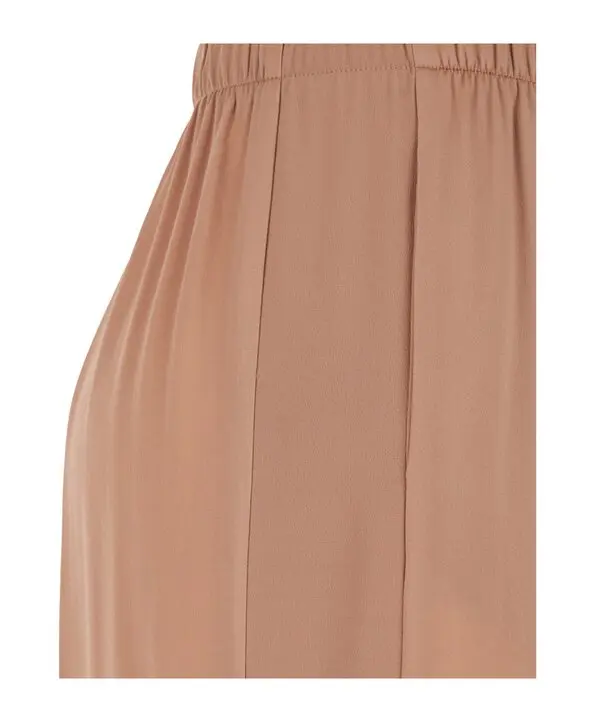 SEMICOUTURE Elastic Waist Satin Trousers