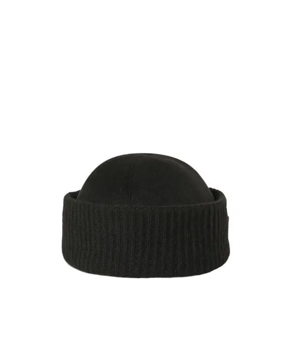 Loro Piana Knitted Beanie Hat - Black