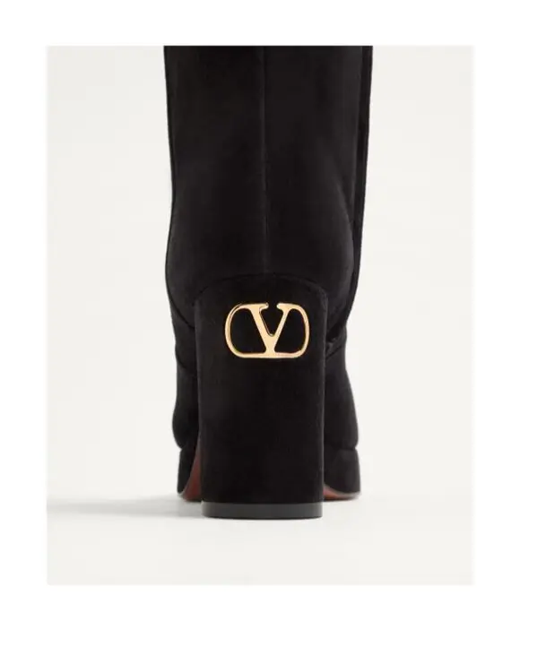 Valentino Garavani Fawcette Platform Boot In Crust Leather 90mm