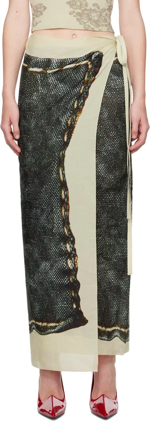 Acne Studios Printed Sarong Scarf