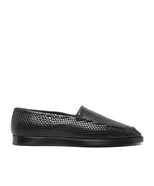 Fear Of God Embossed Leather Slip-on Loafers