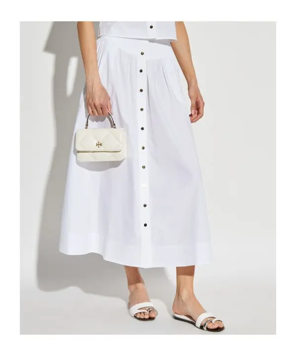 Tory Burch Button Detailed Skirt