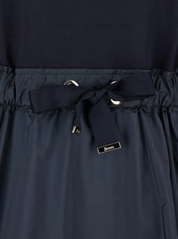 Herno Drawstring Waist Midi Dress