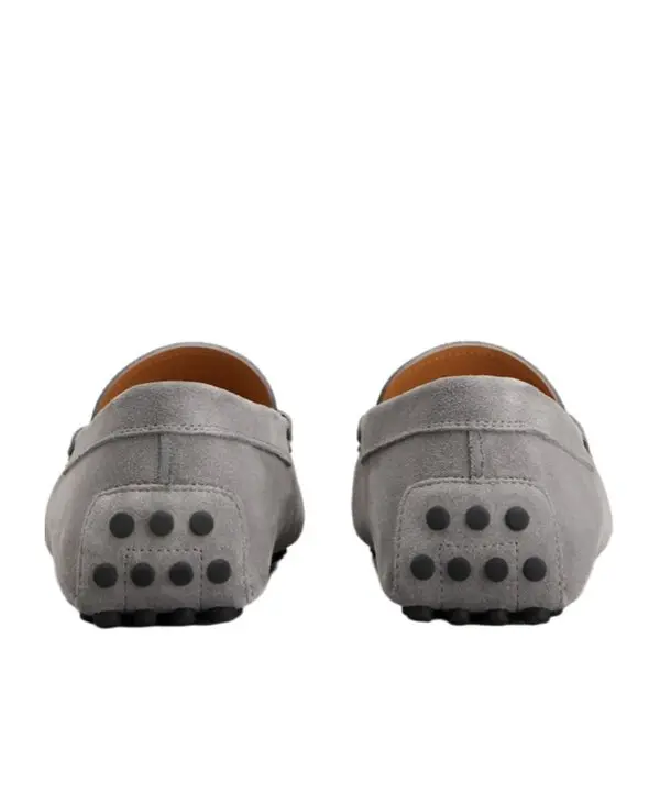 TOD'S Gommino Driving Loafers - Grey