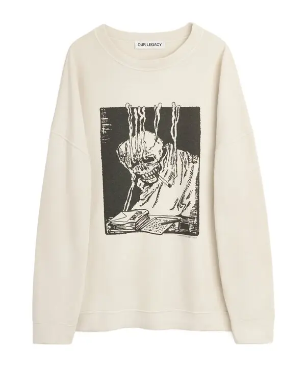 Our Legacy Angry Fan Mail Oversized Sweatshirt - No