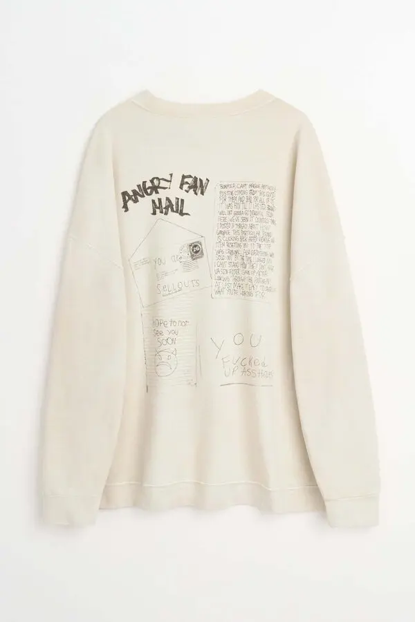 Our Legacy Angry Fan Mail Oversized Sweatshirt - No