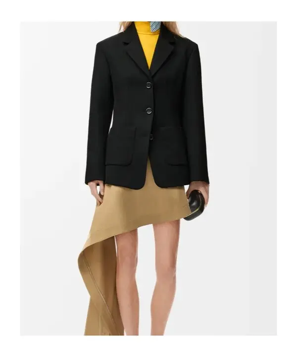 Loewe High-neck Ribbed Sleeveless Top - Yellow