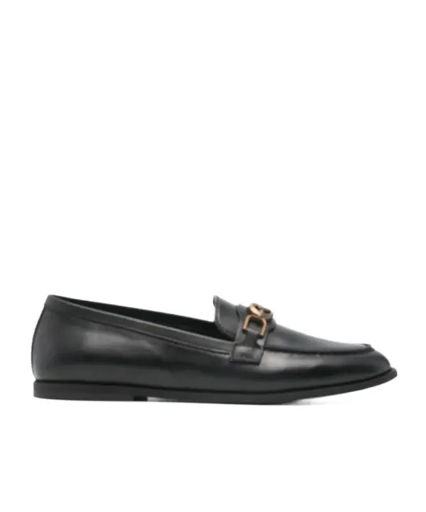Pinko Round-toe Loafers With Horsebit Detailing
