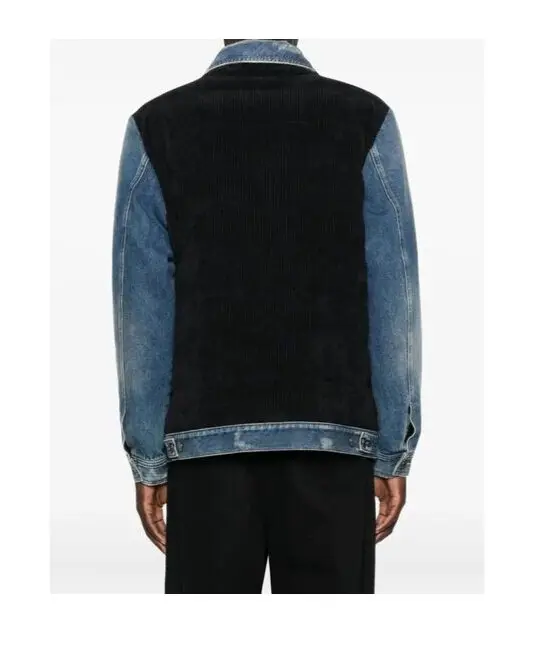 Dolce & Gabbana Corduroy And Denim Jacket